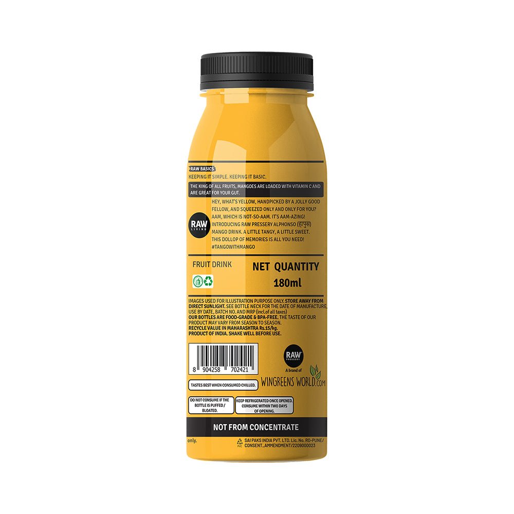 Buy Alphonso Mango Juice Online at the Best Price - Wingreens World ...