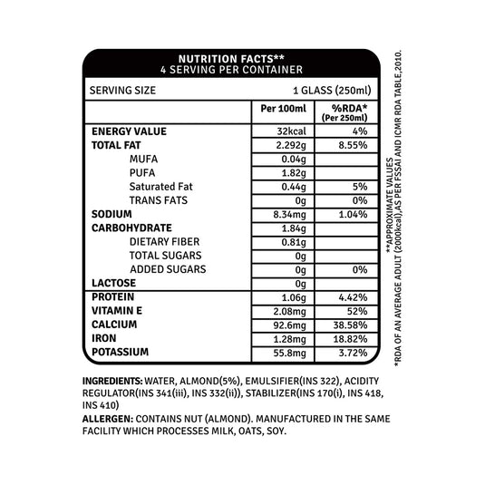Order Unsweetened Almond Milk Online At The Best Price Wingreens World Rawpressery